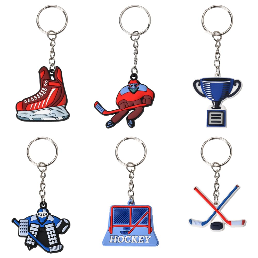 Hockey Themed Party Favors Gifts Keychain Hockey Lovers Birthday Gifts ...