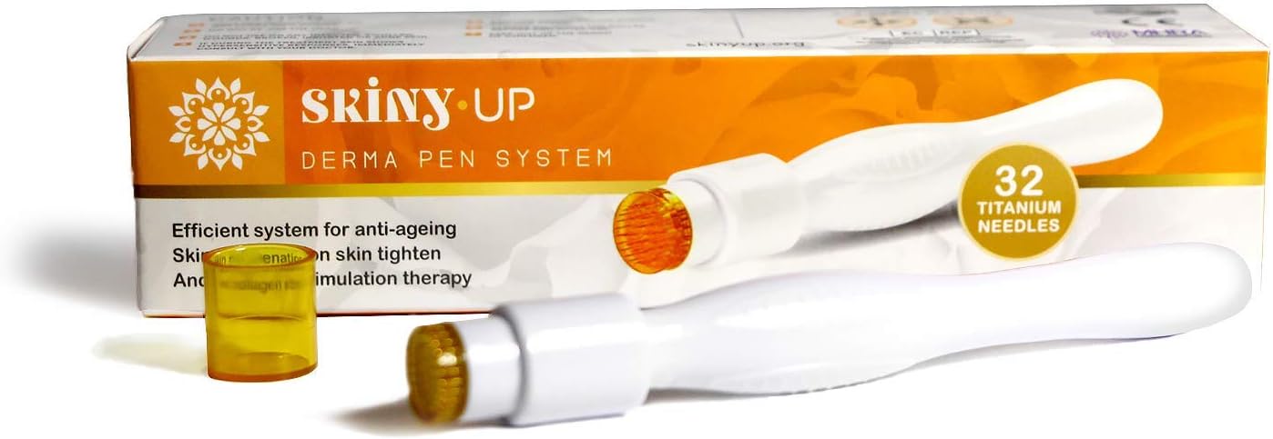 Derma Stamp Skiny Up® - Titanium Derma Stamp Pen for 【Precision Micro ...