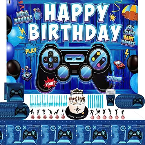 Buy Birthday Party Decoration, Gaming Theme Party Decorations, Happy ...