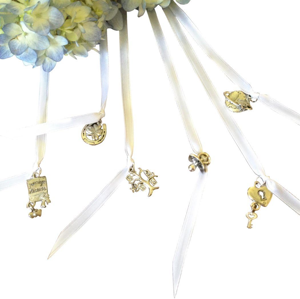 Amazon.com | Set of 6 Wedding Cake Pulls for Bridesmaid Luncheon: Cake ...