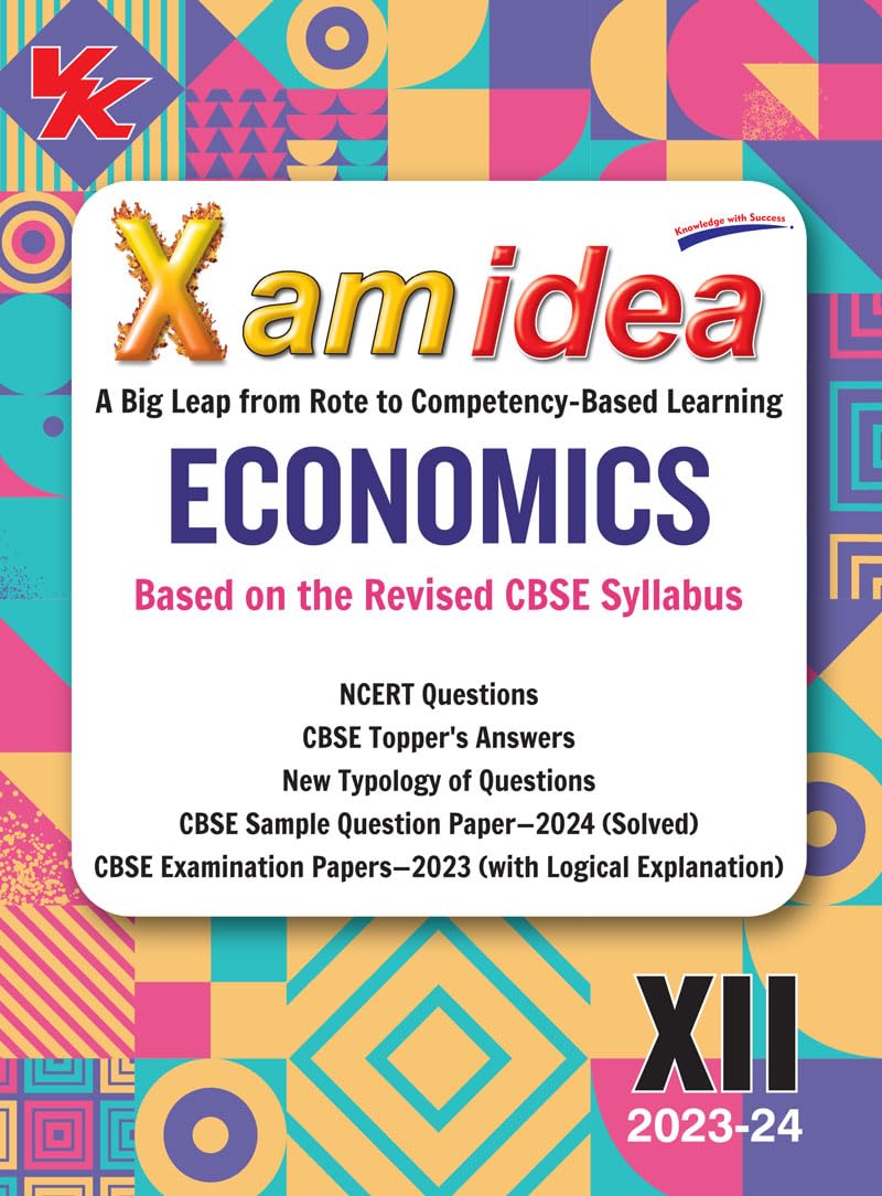 Buy Xam idea Economics Class 12 Book | CBSE Board | Chapterwise ...