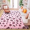 Amazon.com: HOMORE Leopard Print Rugs, 3x5 Feet Pink Leopard Rug for ...