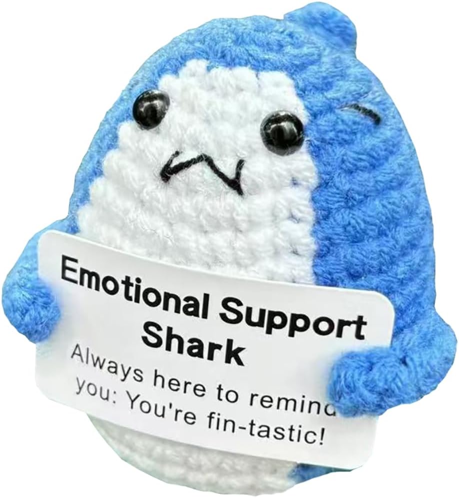 Amazon.com: Handmade Emotional Support Positive Shark Pickled Cucumber ...