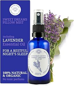 Organic Lavender Pillow Mist Sleep Spray (100ml) - Calming Essential ...