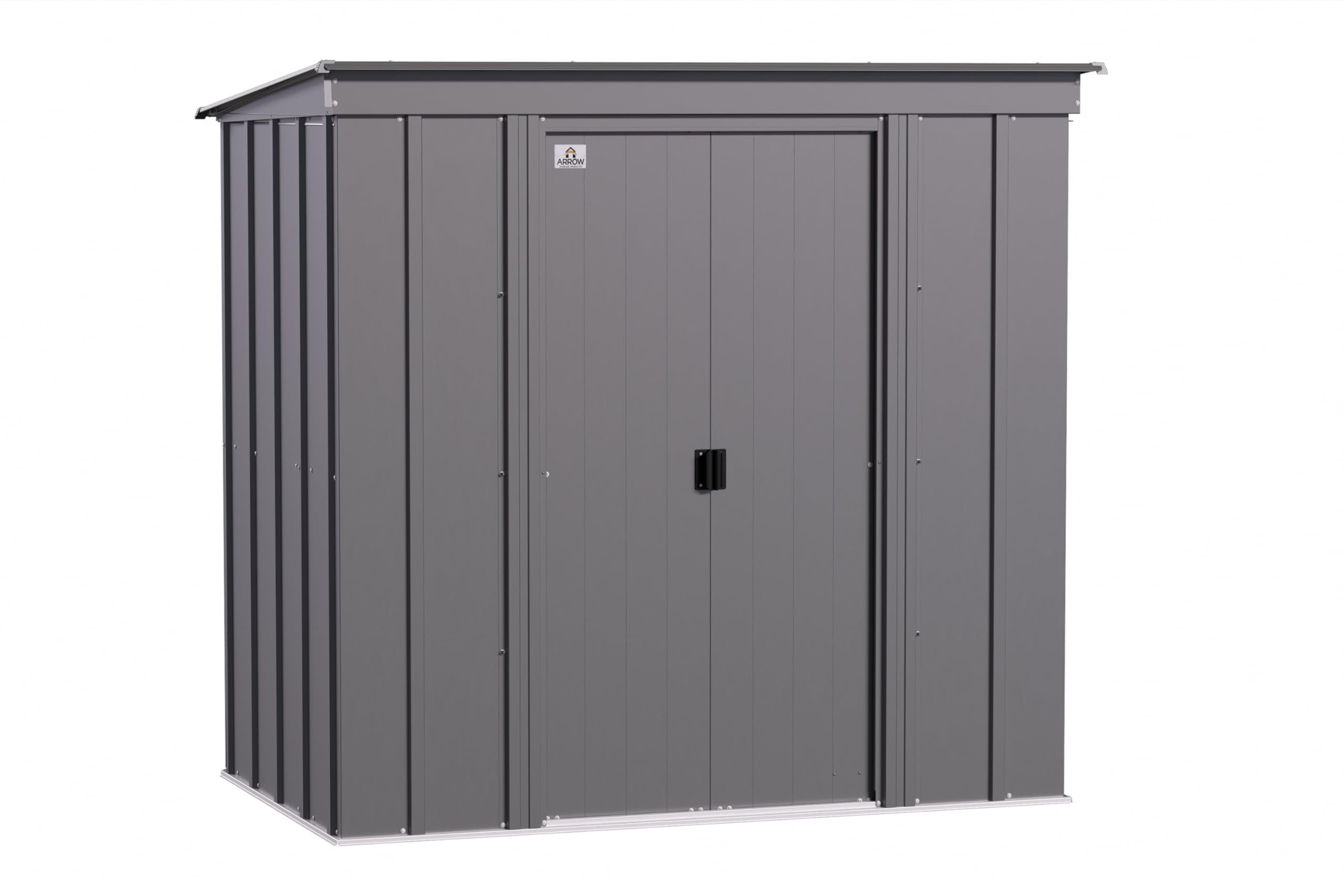 Amazon.com : Arrow Sheds 6' x 4' Outdoor Steel Storage Shed, Grey ...