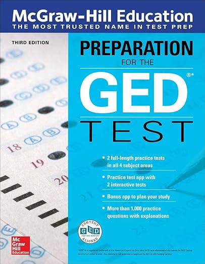 McGraw-Hill Education Preparation for the GED Test, Third Edition ...