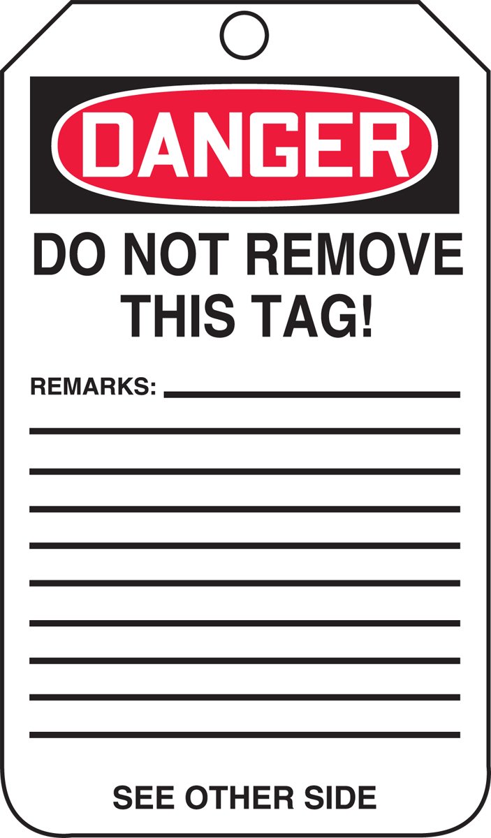 Scaffold Tags Accuform Safety Tags - Danger Ladder Damaged Do Not Use ...