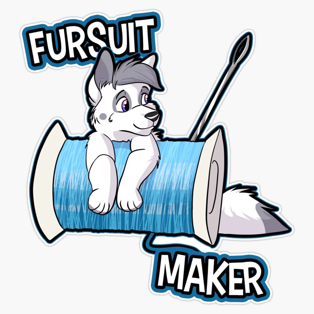 Amazon.com: Fursuit Maker Vinyl Sticker Laptop Decal Waterproof 5 ...