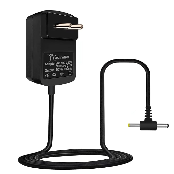 Medirelief BP Adapter for Blood Pressure Monitor | 6V Power Supply for ...