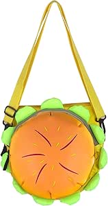 Amazon.com: Oxmestus Cute Mini Hamburger Crossbody Bag, Funny Small ...