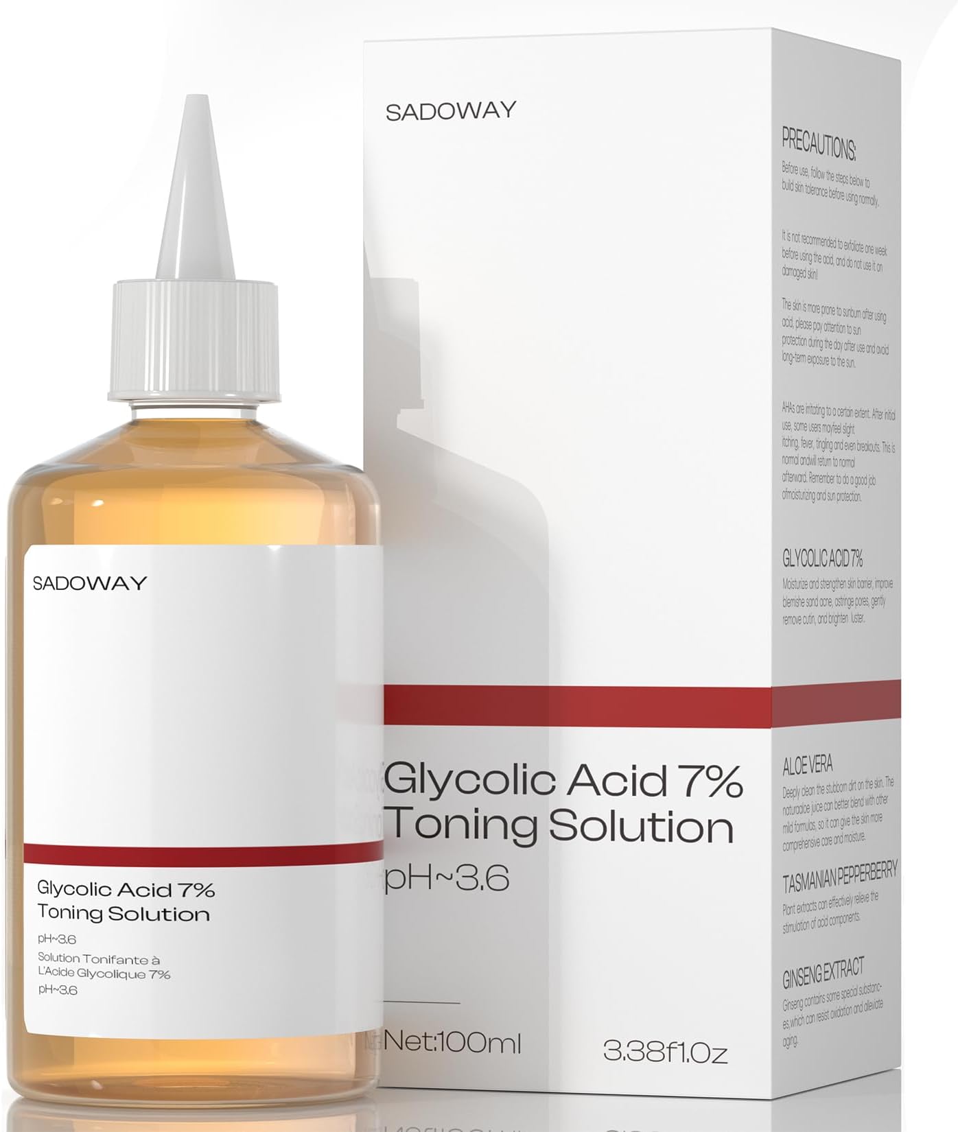 Amazon.com: Dermasil AHA Glycolic Acid Toning Solution 3-Pack ...
