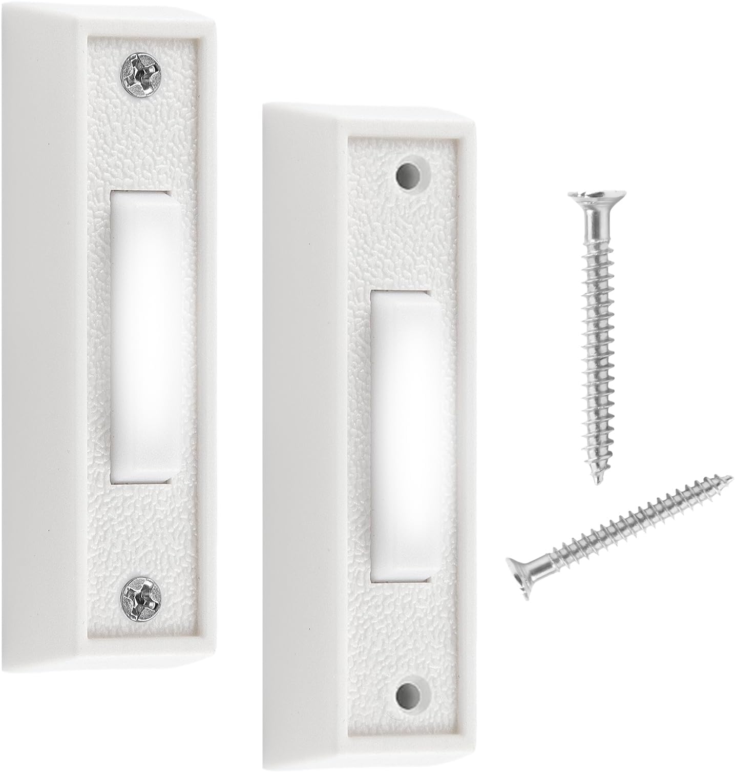 Lighted Doorbell Push Button, Metal Door Bell Button Wired with Screws ...