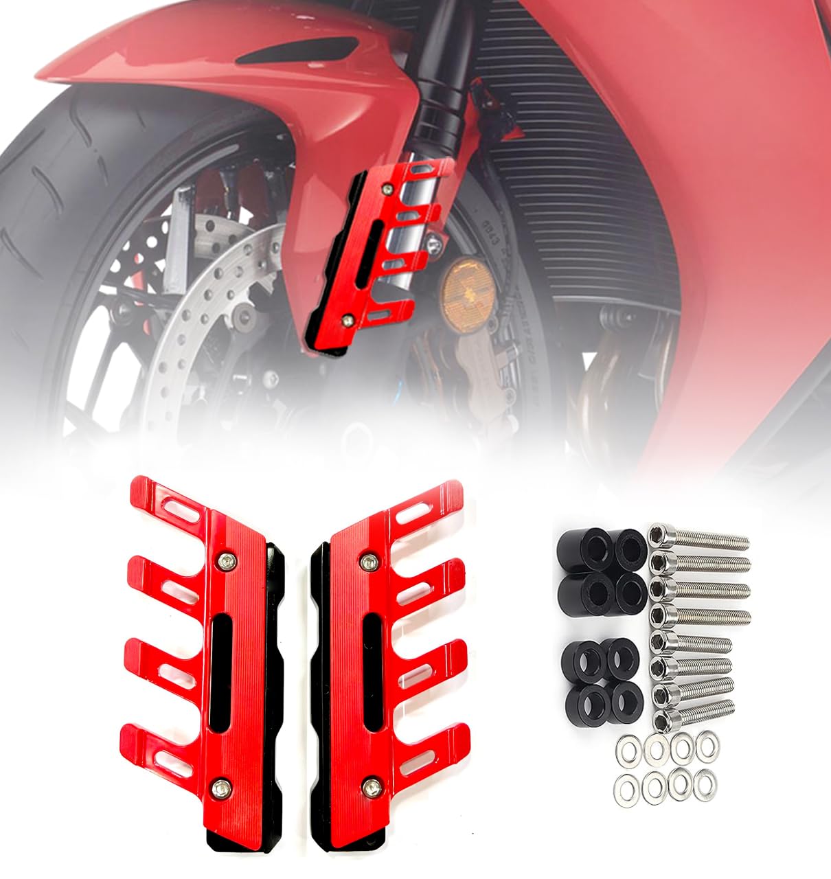 OBEROI'S TRADERS Bike ABS Shocker Protector | Front Fork Fender ...