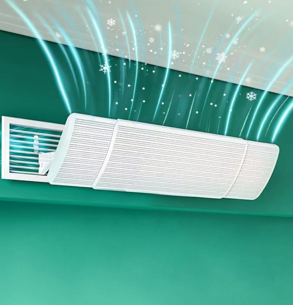 BePrincess Central AC Air Flow Deflector, Adjustable Air Conditioner ...