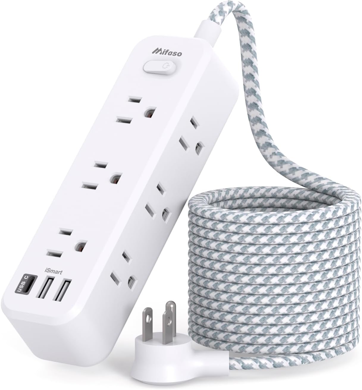 Amazon.com: Surge Protector Power Strip - 8 Outlets with 4 USB (2 USB C ...