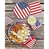 Amazon.com: 150Pcs American Independence Day Party Supplies, Disposable ...