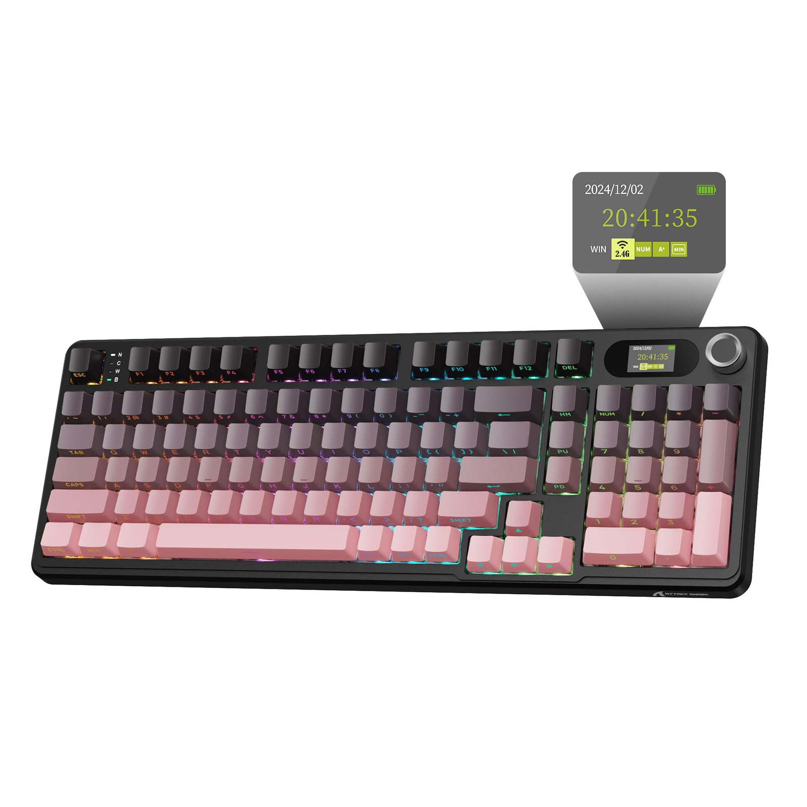 Snapklik.com : ATTACK SHARK X98 Pro Wireless Mechanical Keyboard,Tri ...