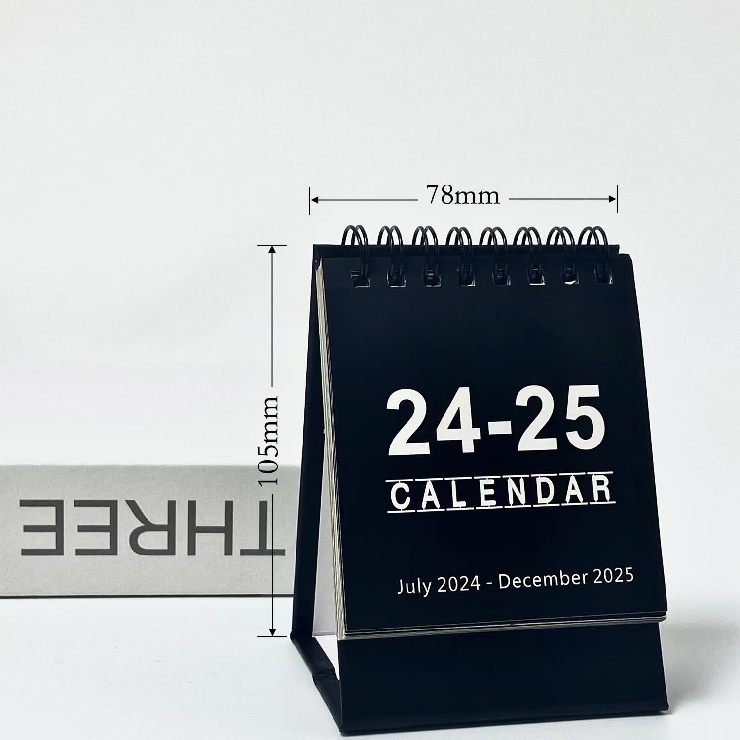 Calendar Book 2024-2025 Daily Planner STOBOK Tiny Flip Calendar Desk ...