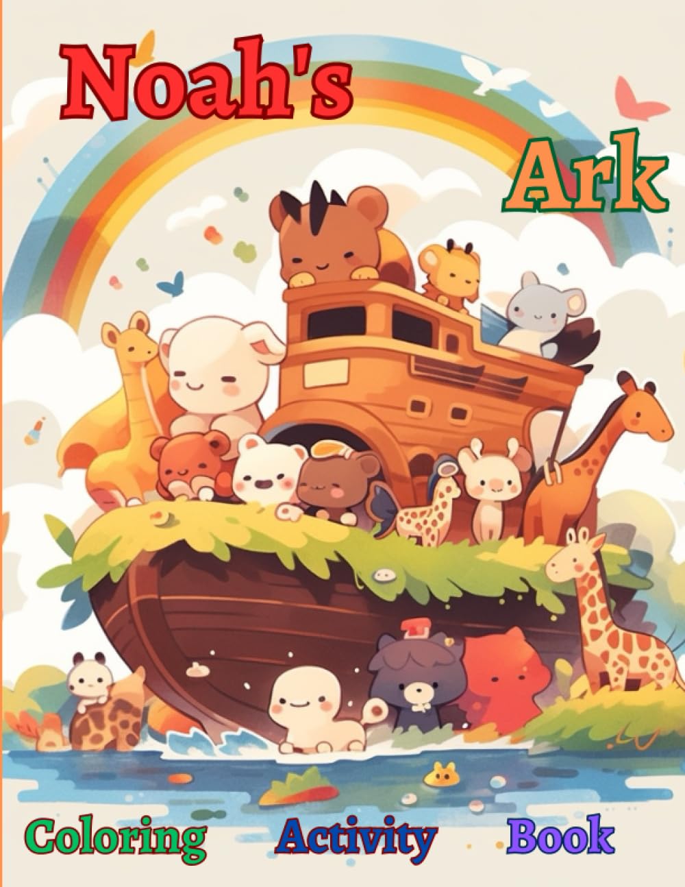 Noah's Ark Coloring Activity Book: Word Searches And More: J, Color Me ...