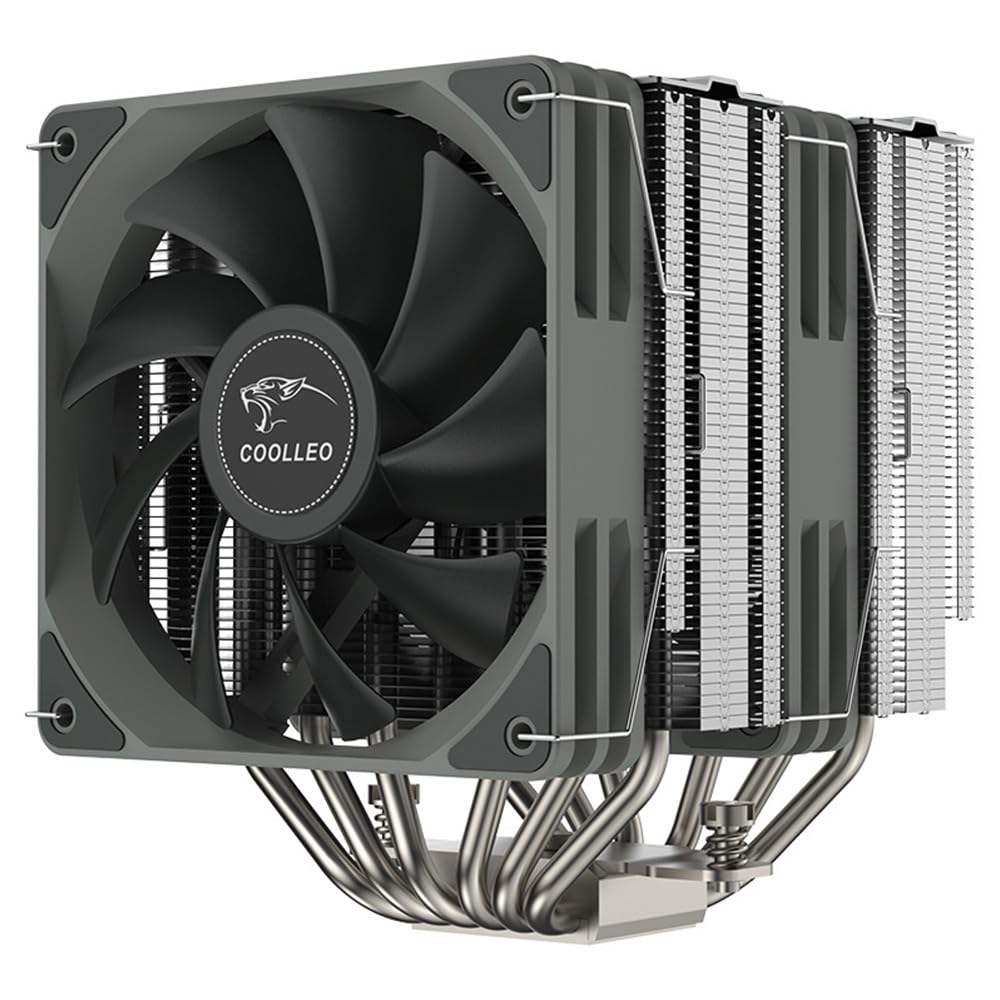 Snapklik.com : COOLLEO B60T CPU Air Cooler, Dual-Tower 260W TDP, 6mm X ...