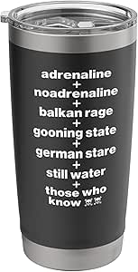 Amazon.com | Adrenaline Noradrenaline Balkan Rage Gooning Meme Brainrot ...