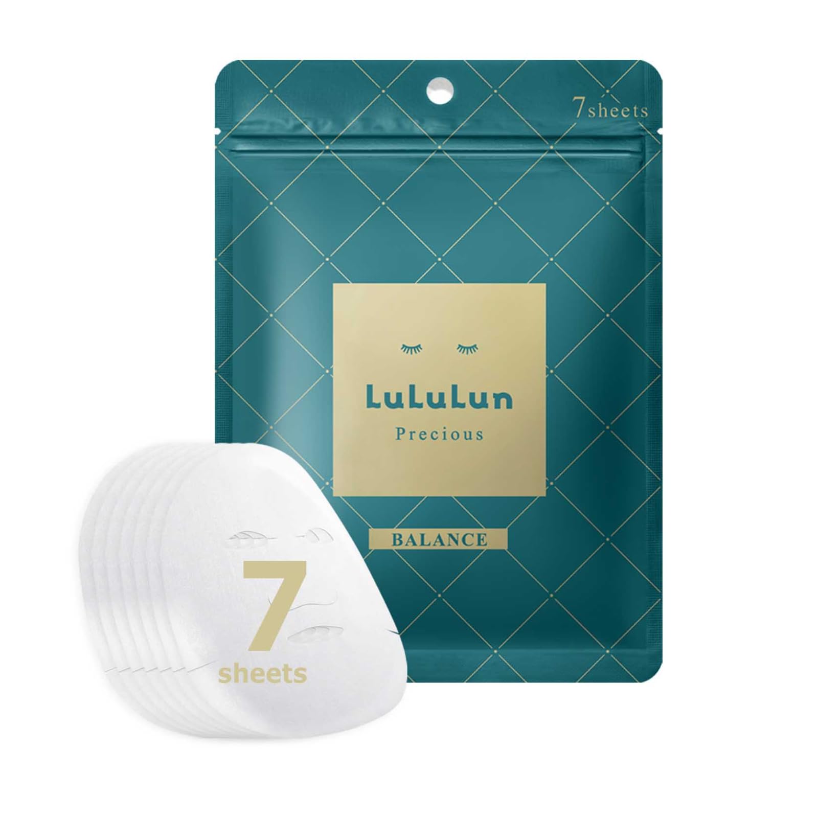 Amazon.com : Lululun 7pc Facial Sheet Mask, Patented Daily Anti-aging ...