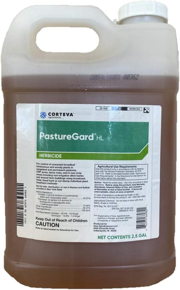Amazon.com : PastureGard HL Herbicide 2.5 Gallons - Controls Many Tree ...