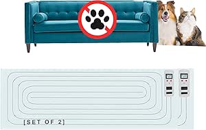 Amazon.com : SEERWAY Scat Pet Shock Mat Upgraded 2 Pieces 22"x14 ...