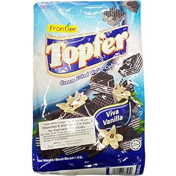 Frontier Topfer Wafer Cubes - Viva Vanilla, 180g Pack : Amazon.in ...