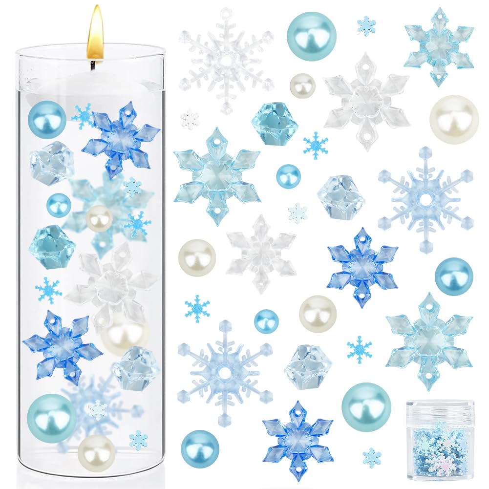 Amazon.com: BENECREAT 174pcs Christmas Winter Theme Vase Filler Decor ...