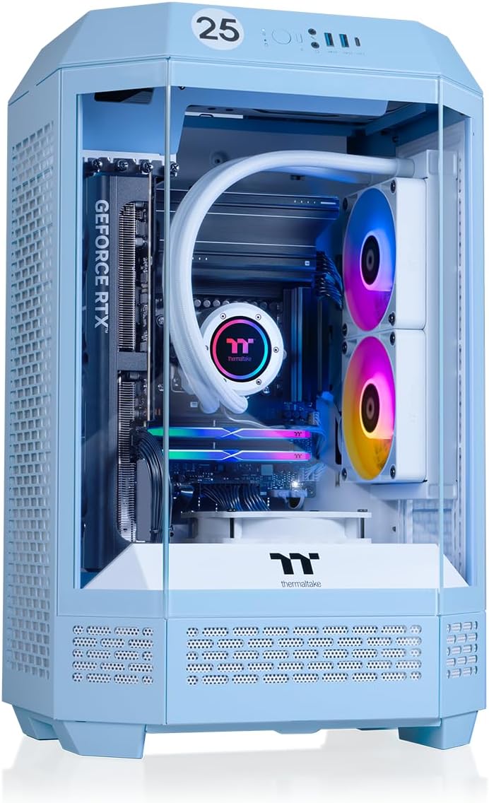 Amazon.com: Thermaltake LCGS Reactor 7870H Gaming Desktop (AMD Ryzen™ 7 ...