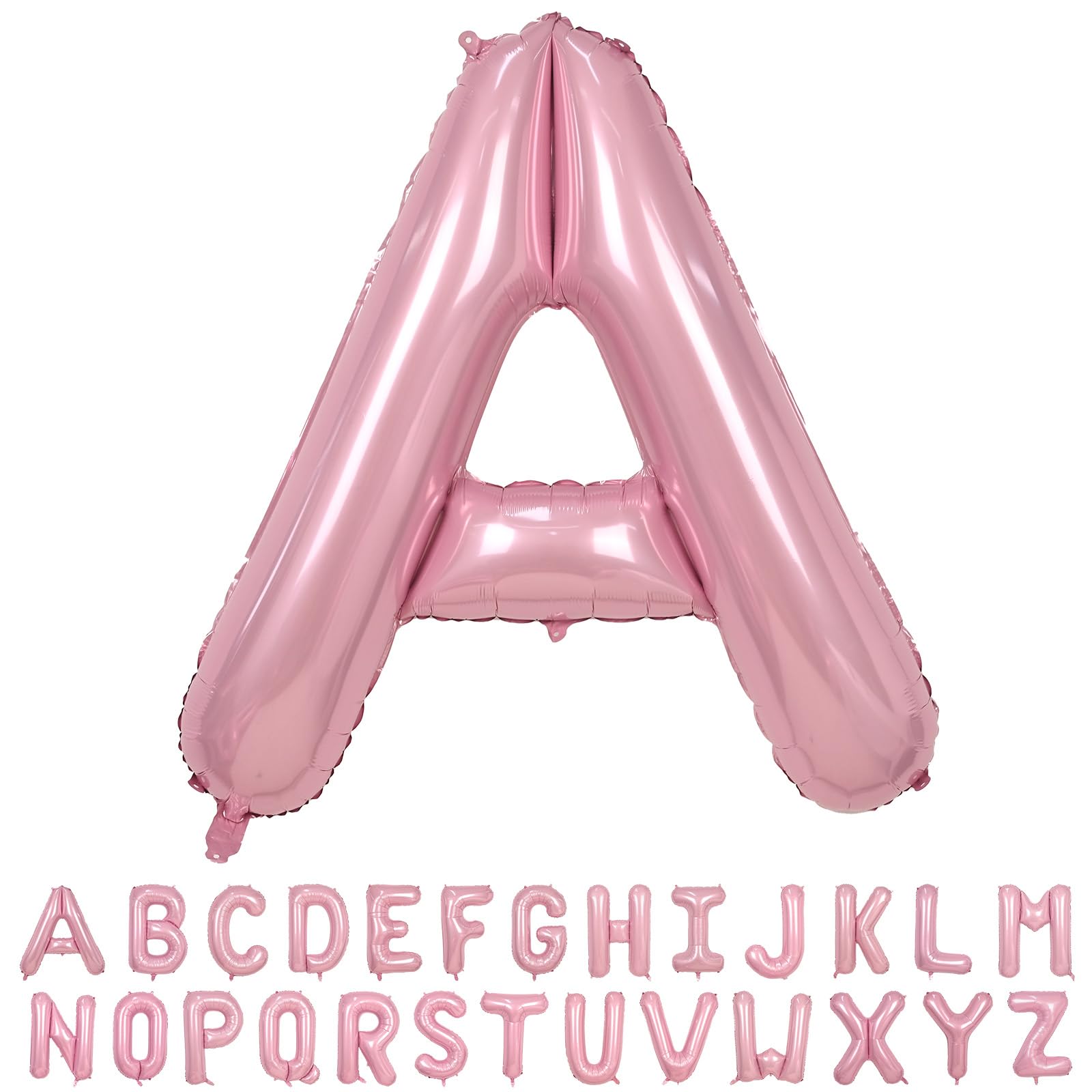 Amazon.com: 40 Inch Pink Letter Balloons, Large A Letter Balloons Foil ...