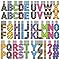 Amazon.com: Chinco 232 Pcs 24 Sheets Large Letter Stickers 2.5 Inch ...