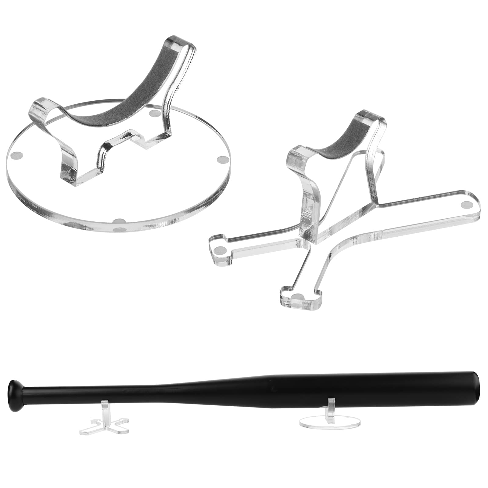 Amazon.com: Cosmos 1 Set Desktop Baseball Bat Stand Acrylic Baseball ...