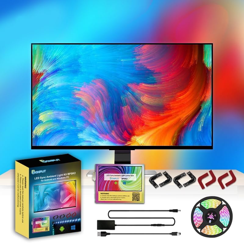 Amazon.com: BOXPUT Gaming Lights TV Backlight Sync to Screen for PC ...