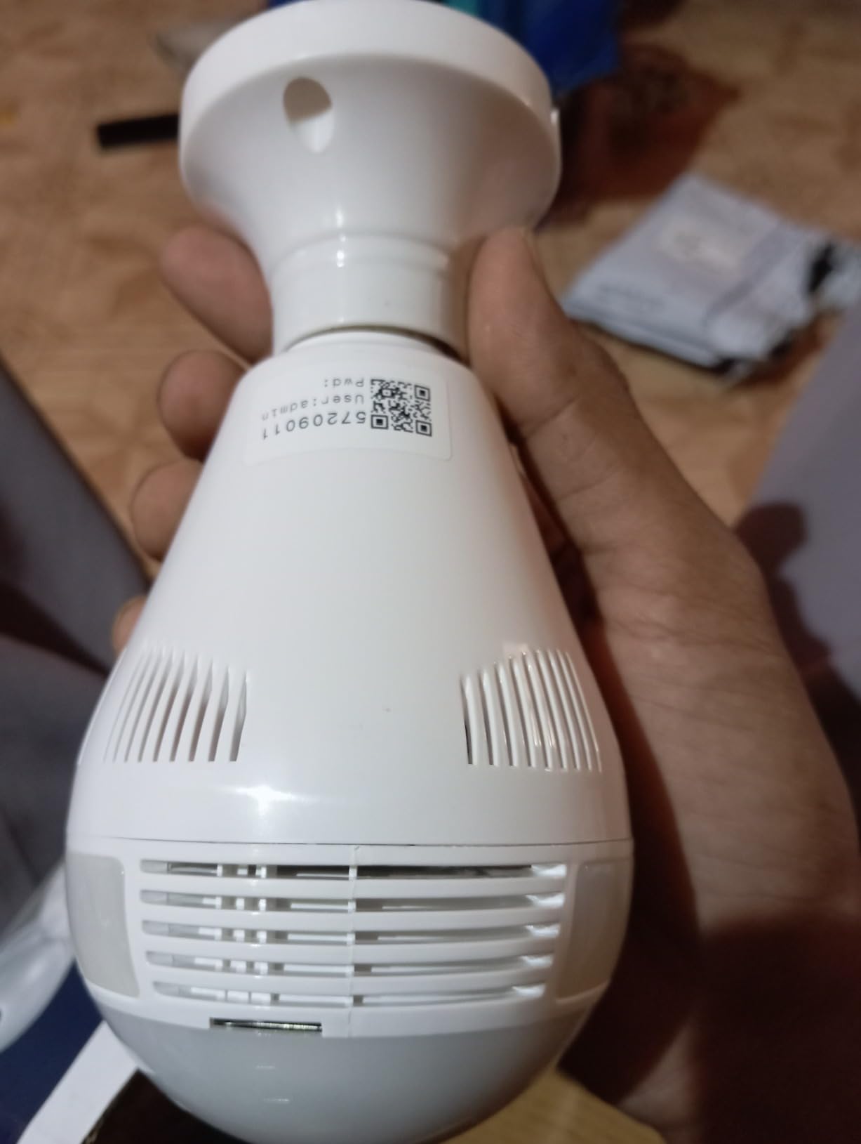 Buy TECHNOVIEW Fisheye 360 Degree Smart WiFi Wireless Light Bulb ...