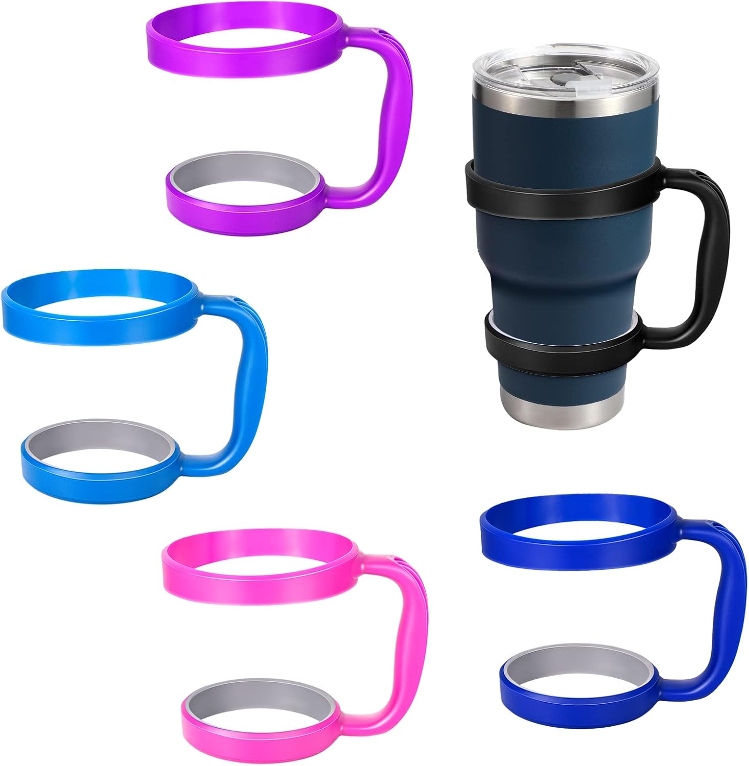 Amazon.com: Sieral 5 Pack Tumbler Handle Tumbler Holder Portable ...