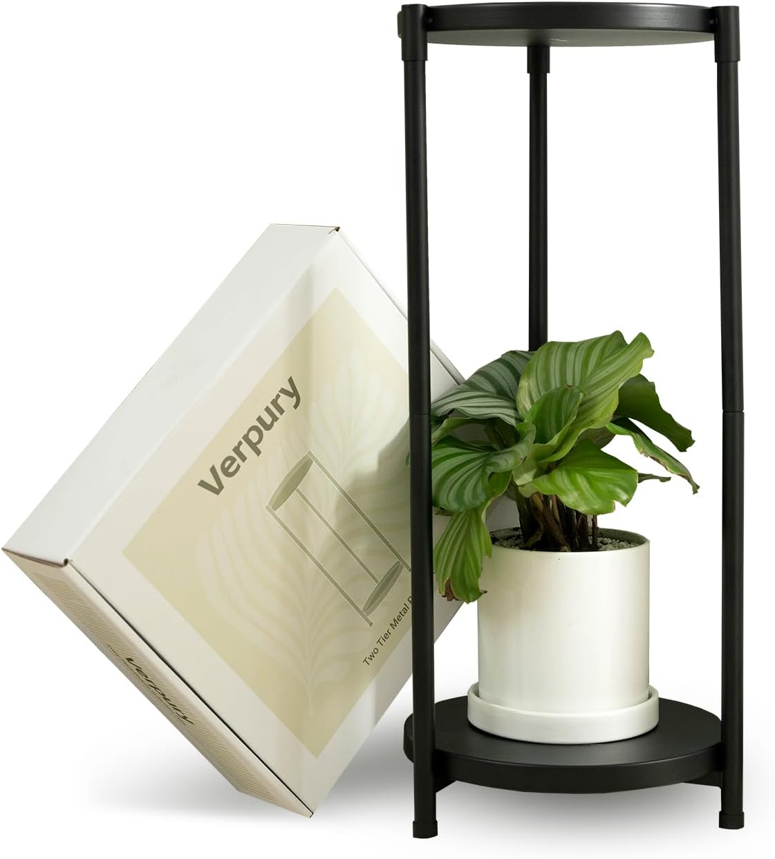 Amazon.com: Verpury Metal Plant Stand Indoor Tall, 2 Tier Heavy Duty ...
