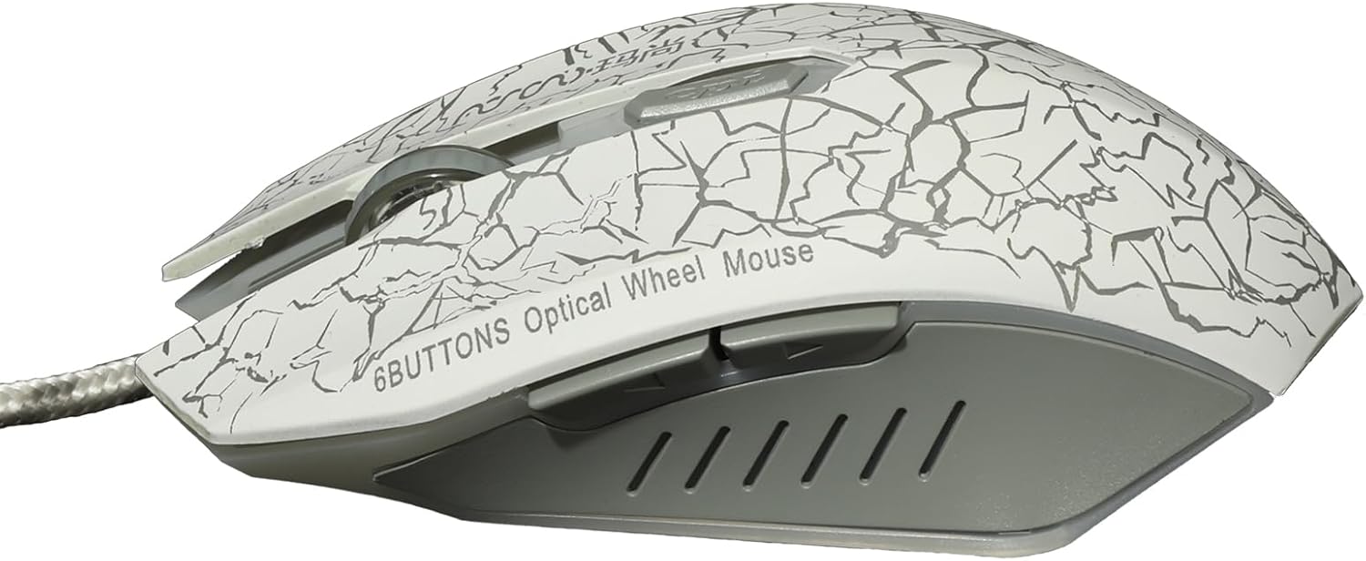 Supwish Gaming Mouse Wired, Ergonomic Gamer Laptop PC USB Optical ...