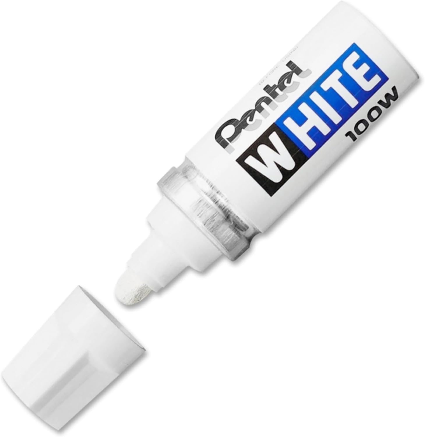 Amazon.com : 5 X Pentel Permanent Marker, White, Broad Point, 1 Pack ...