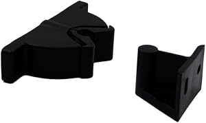 FERROELETTRA Door Stop Clamp - Piranha Door Stop - Snap Floor Door Lock ...