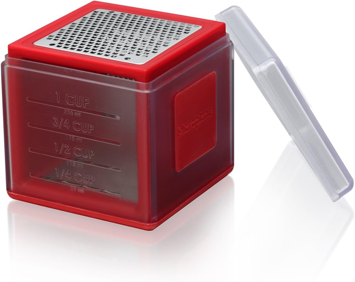 Amazon.com: Microplane Cube Mini Box Grater (Red): Home & Kitchen