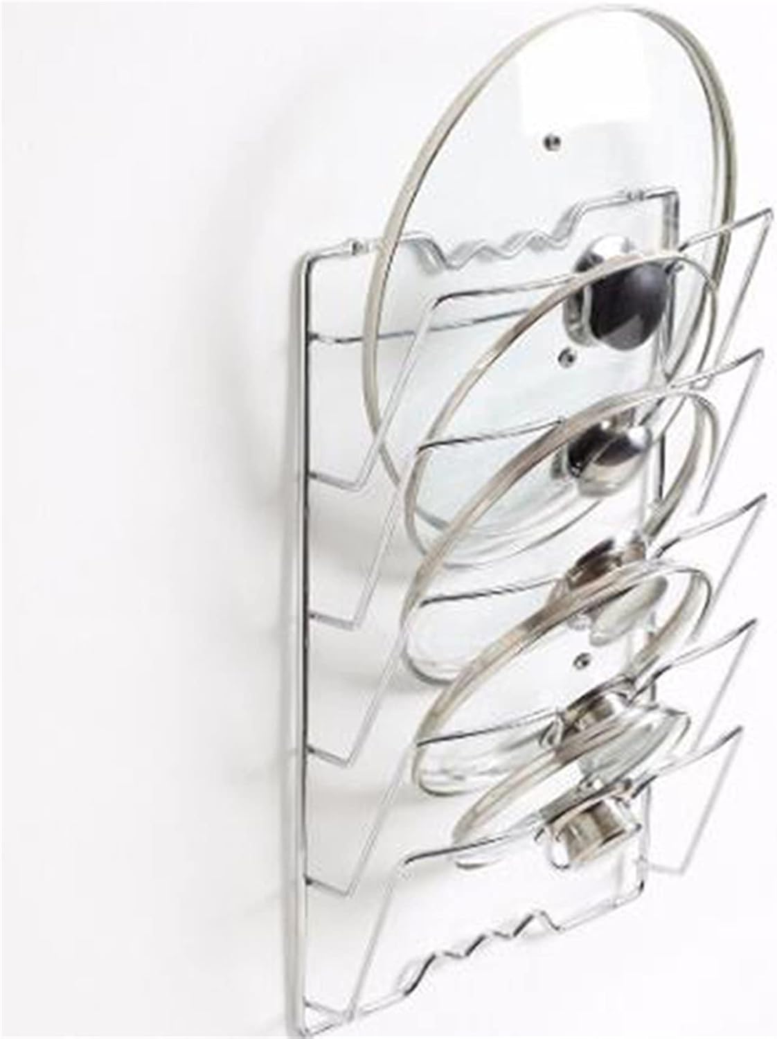 Amazon.com - ZHUIGUANG Wall Mounted Pot Lid Storage Rack Door Mounted ...