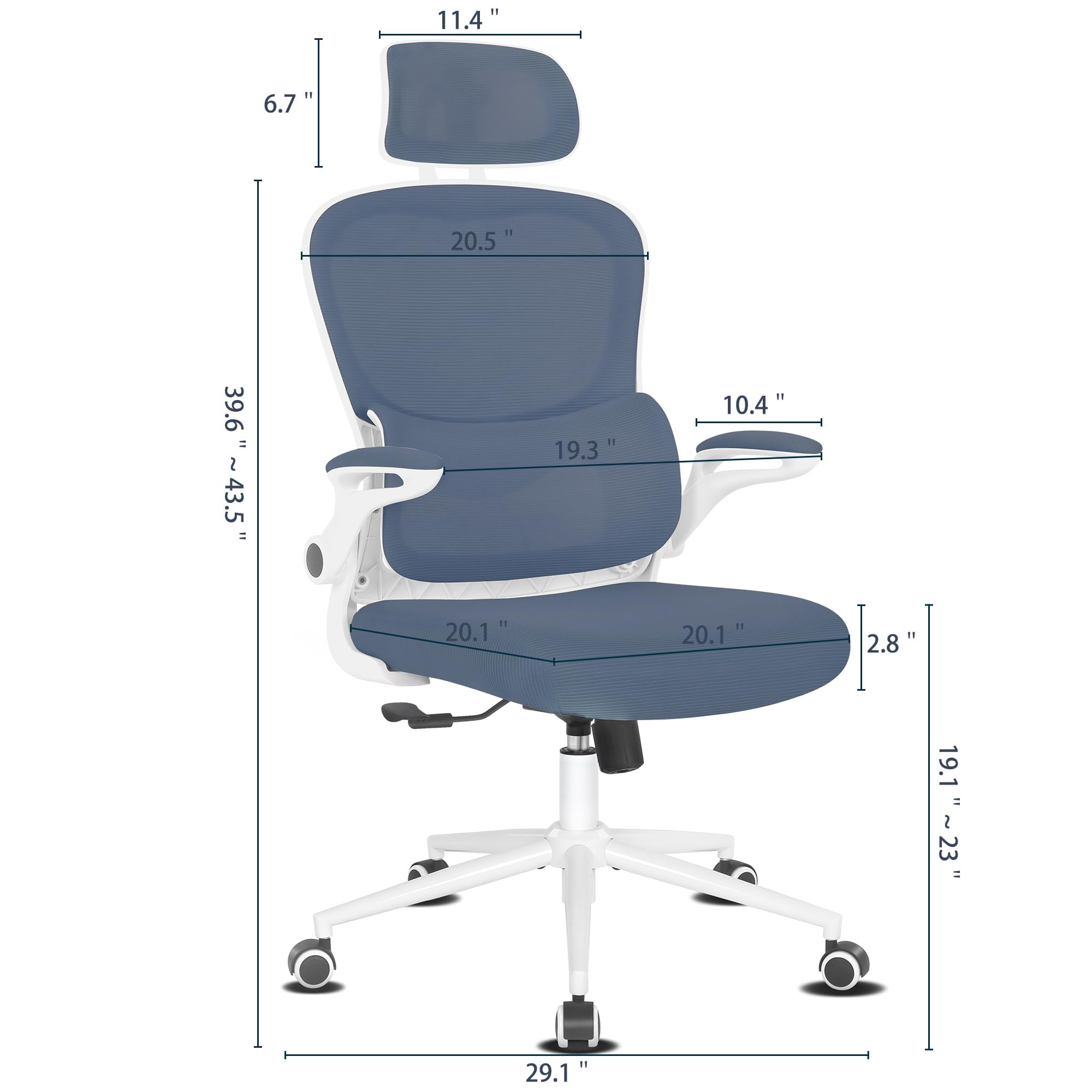 Snapklik.com : Misolant Ergonomic Office Chair, Desk Chair