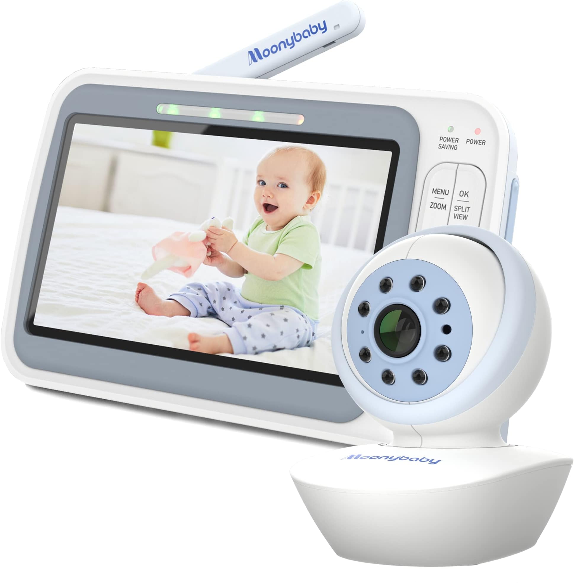 Amazon.com: Baby Monitor with Camera and Audio, Long Range No WiFi ...