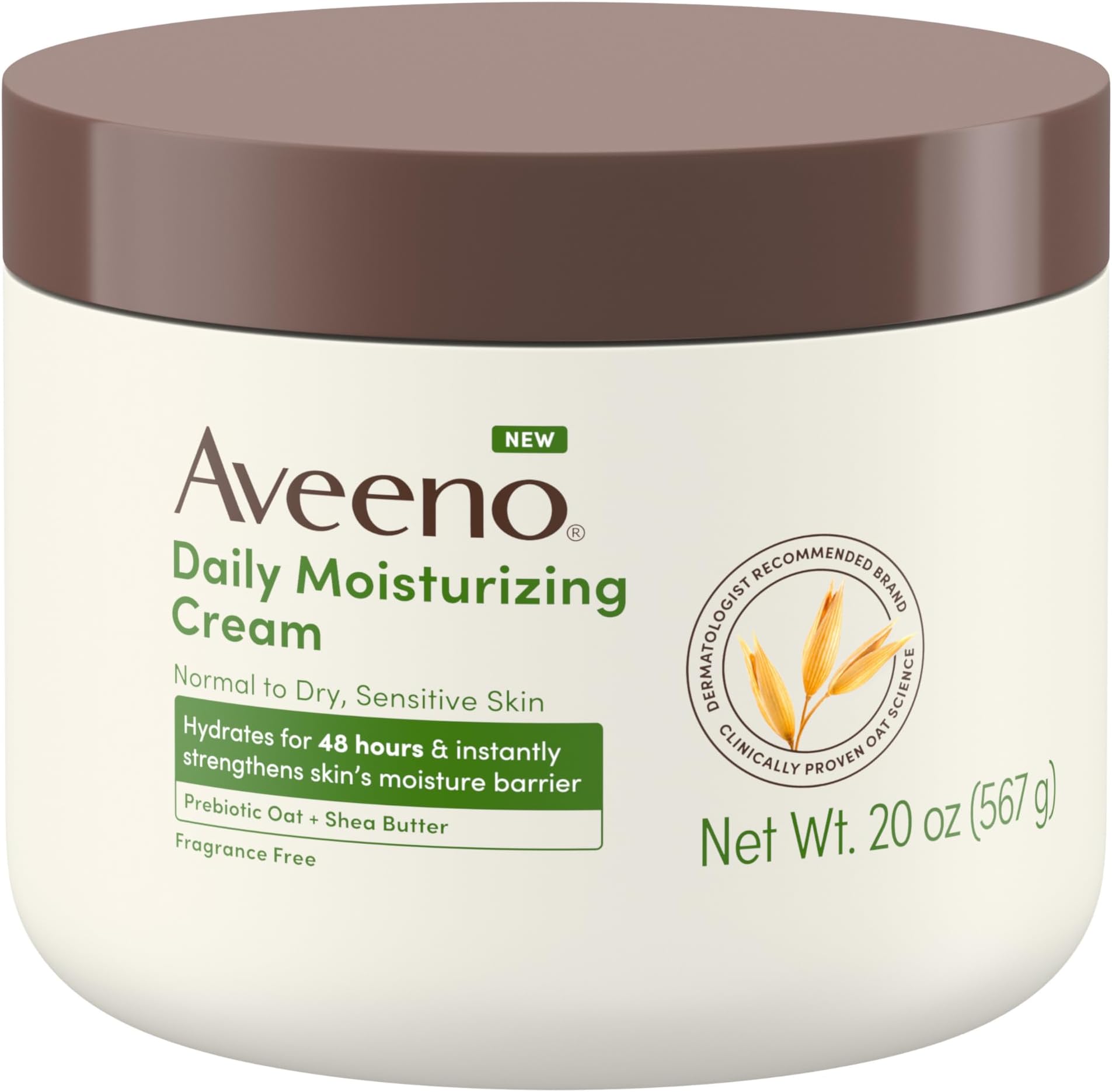 Amazon.com : Aveeno Skin Relief Intense Moisture Repair Body Cream with Triple Oat & Shea Butter ...