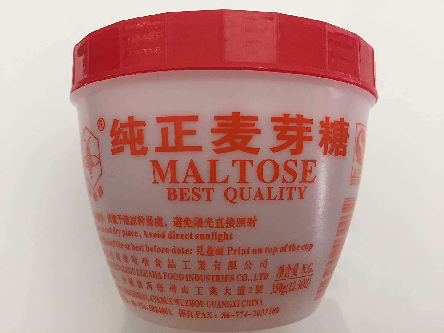 Amazon.com : Maltose (Best Quality) - 350g- [Malt Sugar] (1 Pack ...