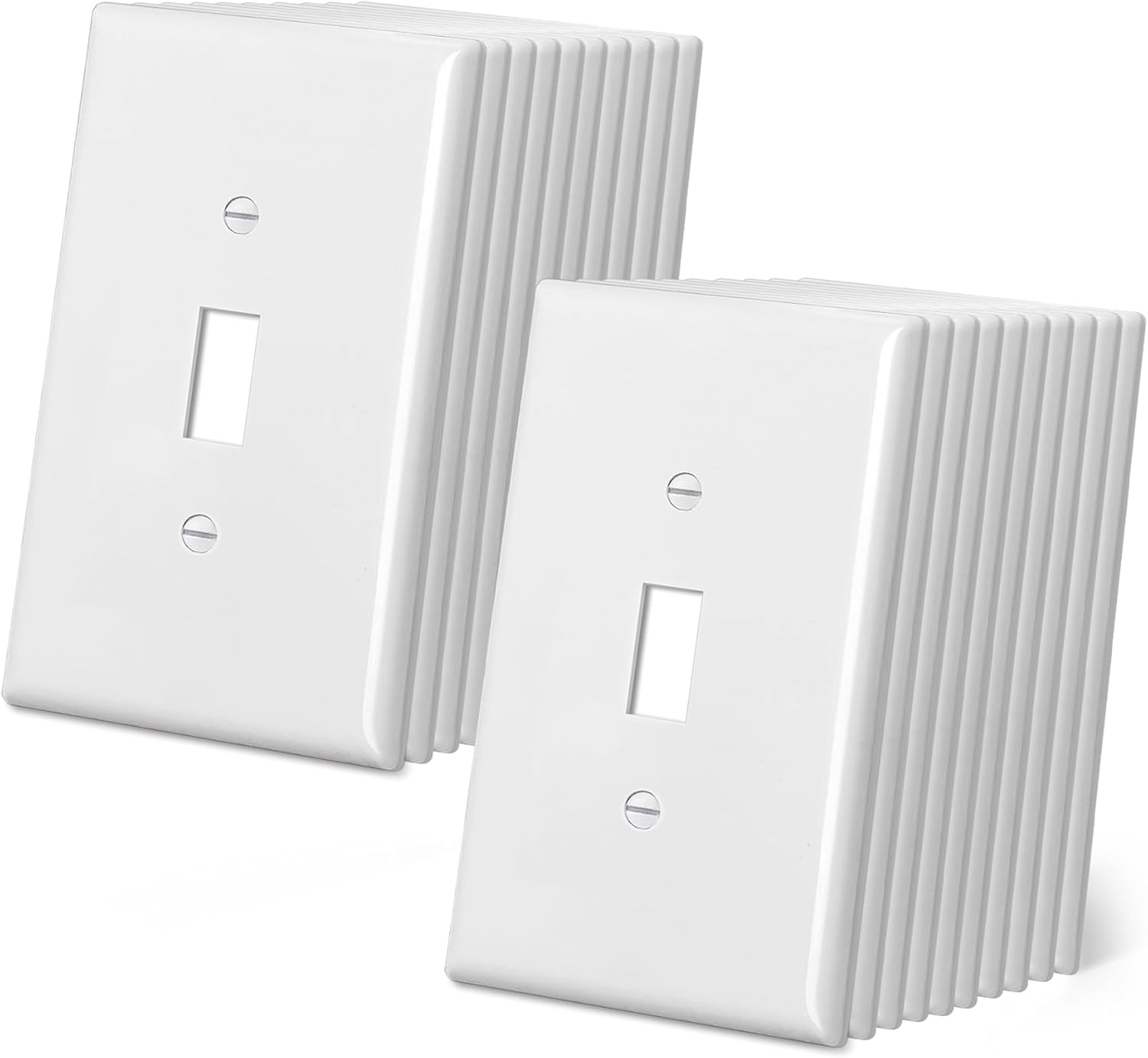 CML Jumbo Toggle Light Switch Wall Plate, 20 Pack Oversized Light ...