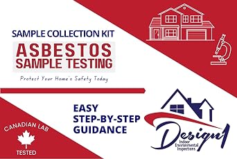Asbestos Testing DIY Kit - Canadian Lab Certified, Safety Test Kits ...