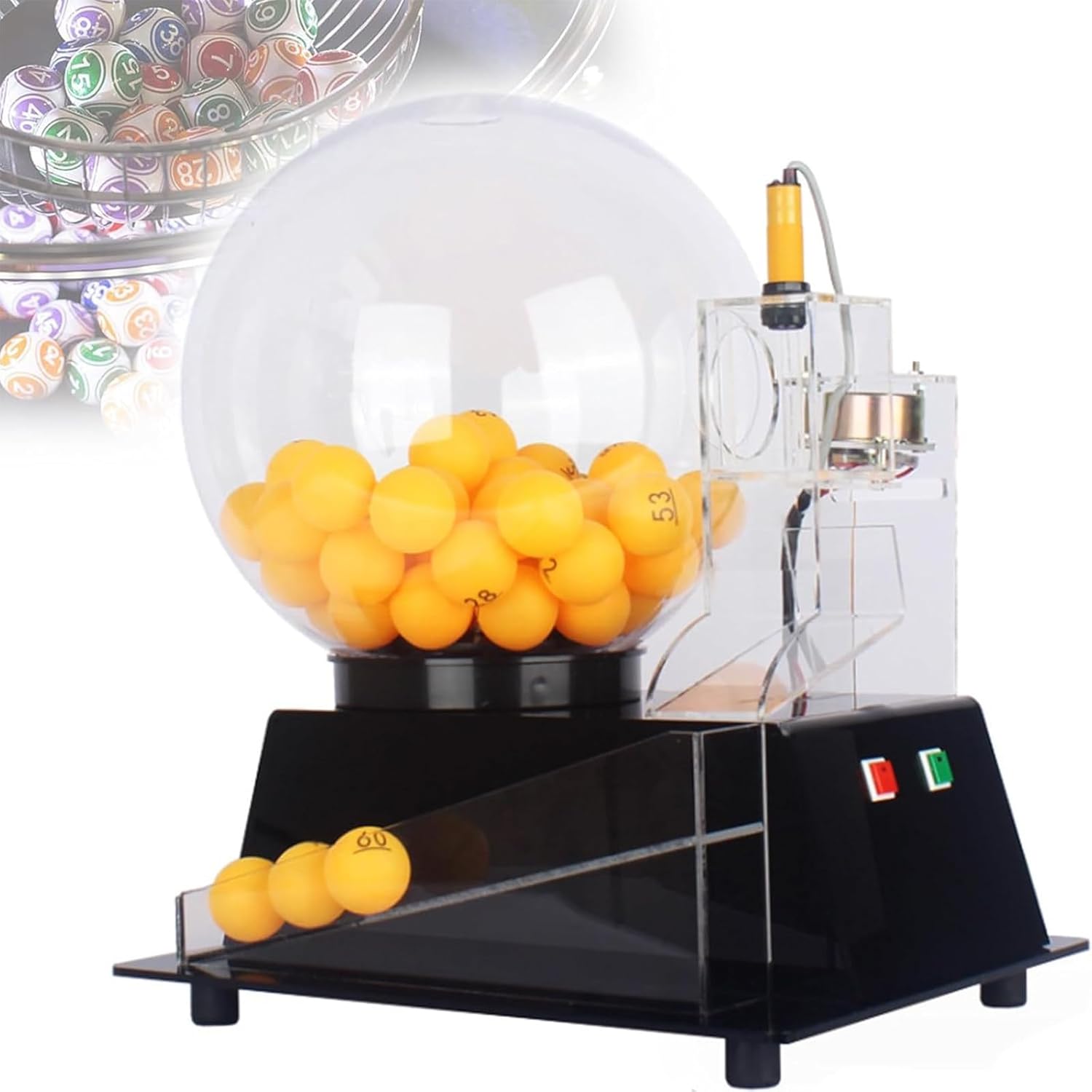 Lottery Machine,Prize Wheel Bingo Game,Lucky Electric Acrylic ...